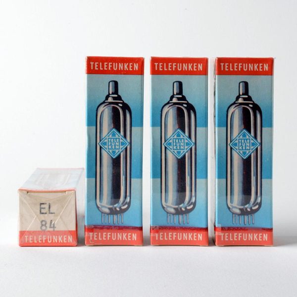 Telefunken EL84 factory sealed 4 tubes - Kees Draait Door