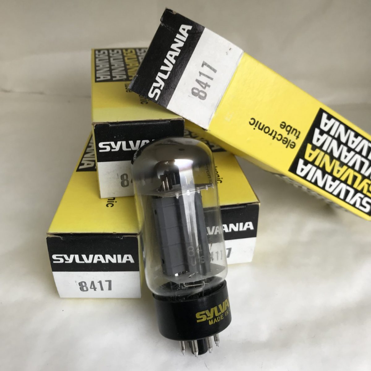 Sylvania 8417 NOS/NIB matched quad - Kees Draait Door