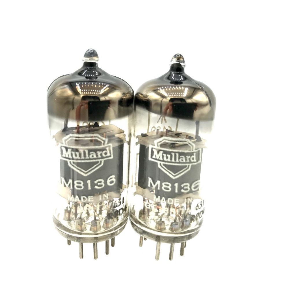 Mullard CV4003/ M8136/ E82CC boxplate NOS/ matched - Kees Draait Door